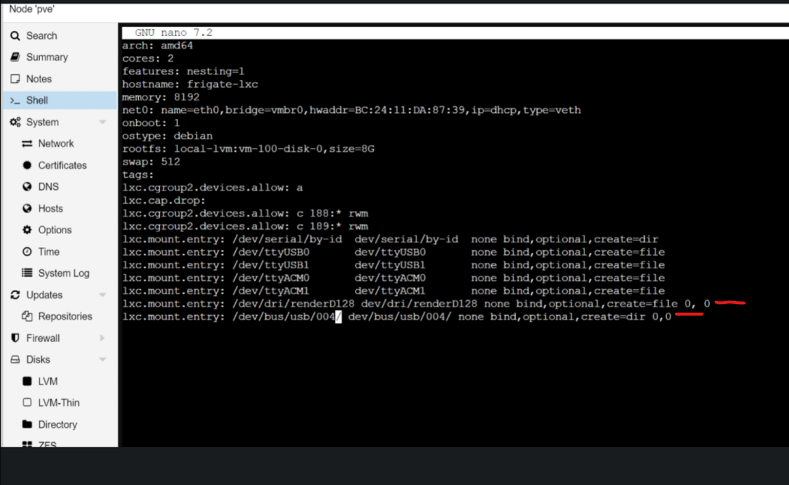 Installing Frigate On A Proxmox LXC Container With A Coral USB Accelerator – What's New Andrew?